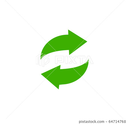 Recycle icon, garbage sorting symbol, waste... - Stock Illustration ...