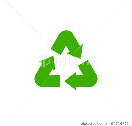 Recycle icon, garbage sorting symbol, waste... - Stock Illustration ...