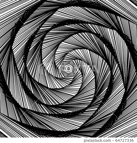 Round shapes swirl design template shell pattern-插圖素材 [64727336] - PIXTA圖庫