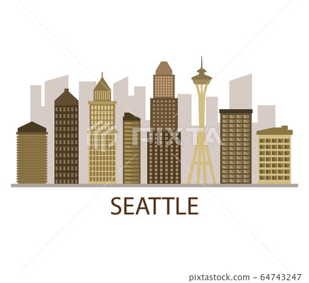 seattle icon - Stock Illustration [64743247] - PIXTA