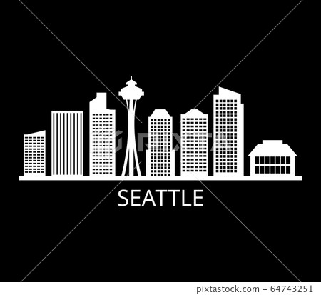seattle icon - Stock Illustration [64743251] - PIXTA