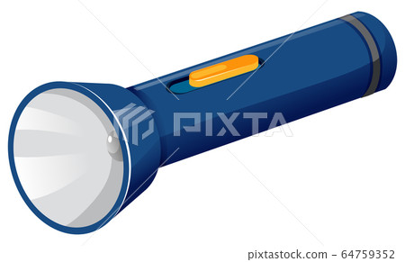 Torchlight in blue color - Stock Illustration [64759352] - PIXTA