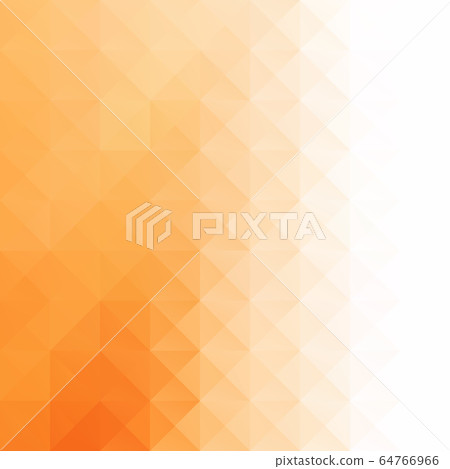 Orange Grid Mosaic Background, Creative Design - Stock Illustration ...