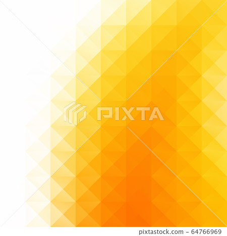 Orange Grid Mosaic Background, Creative Design - Stock Illustration ...