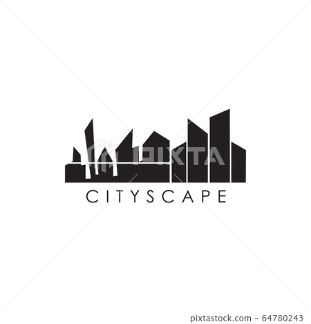 Cityscape logo design vector template - Stock Illustration [64780243 ...