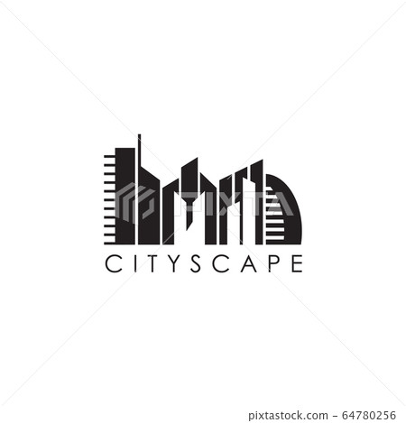 Cityscape logo design vector template - Stock Illustration [64780256 ...