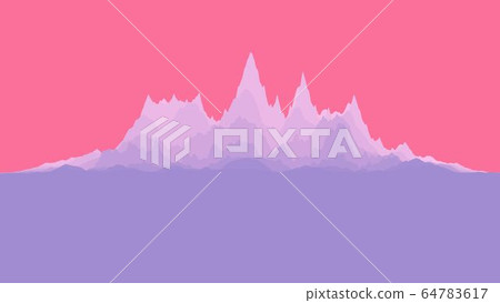 Abstract colorful waves side view. Background... - Stock Illustration ...