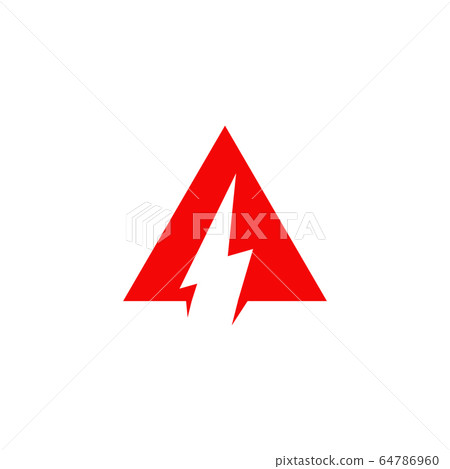 Flash electric icon logo design template - Stock Illustration [64786960 ...