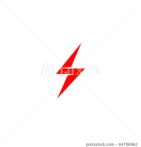 Flash electric icon logo design template - Stock Illustration [64786962 ...