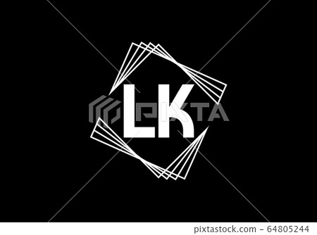 Initial Monogram Letter L K Logo Design Vector...-插圖素材 [64805244] - PIXTA圖庫