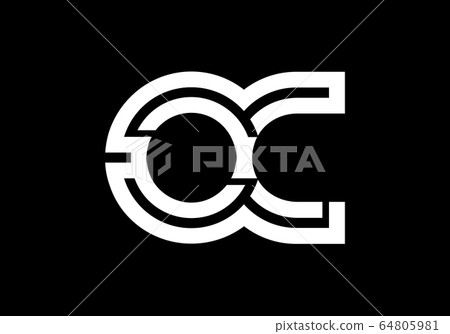 Initial Monogram Letter O C Logo Design Vector... - Stock Illustration ...