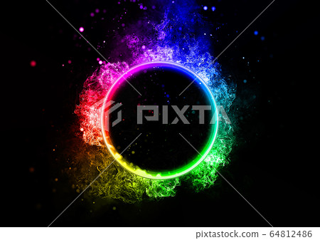 Abstract fire circle - Stock Illustration [64812486] - PIXTA