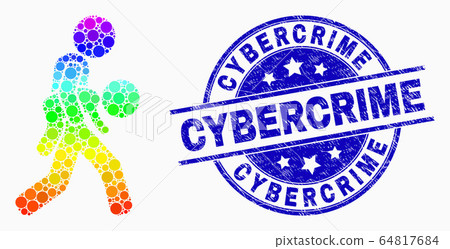 Vector Bright Pixel Kidnapper Icon and... - Stock Illustration ...