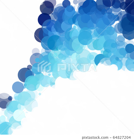 Bubbles Unique Blue Bright Vector Background - Stock Illustration ...