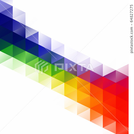 Colorful Grid Mosaic Background, Creative Design - Stock Illustration ...