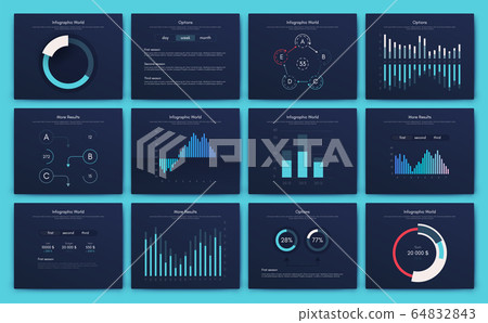 Big set of infographics elements. EPS10. Stock - Stock Illustration ...