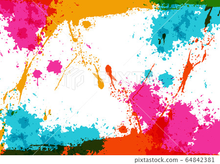 abstract vector splatter color design background - Stock Illustration ...