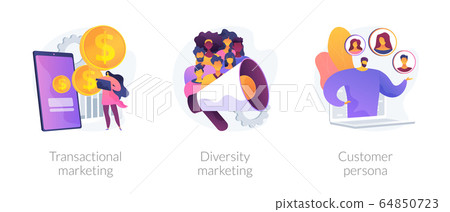Marketing strategies abstract concept vector... - Stock Illustration ...