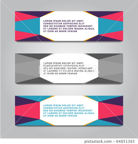 abstract design web banner. colorful gradient - Stock Illustration ...