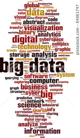 Big data word cloud - Stock Illustration [64861747] - PIXTA