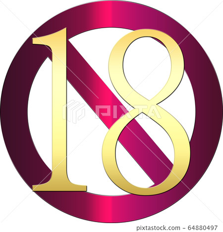 Stock Illustration: [age restriction R18 (18... - Stock Illustration ...