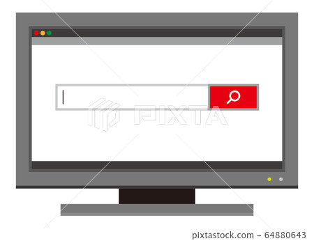 Search screen - Stock Illustration [64880643] - PIXTA