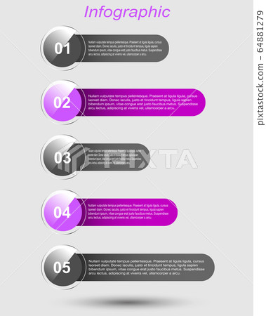 Info-graphic design template. Idea to display... - Stock Illustration ...