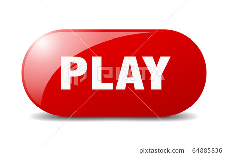 play button. play sign. key. push button. - Stock Illustration ...