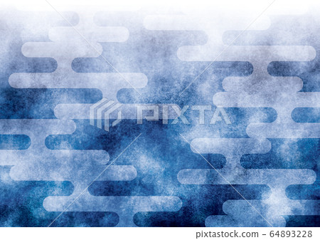 Japanese pattern haze texture background blue - Stock Illustration ...