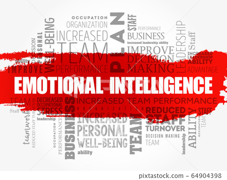 Emotional intelligence word cloud collage - Stock Illustration ...