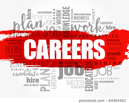 CAREERS word cloud collage - Stock Illustration [64904402] - PIXTA