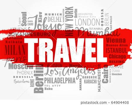 TRAVEL word cloud concept - Stock Illustration [64904408] - PIXTA