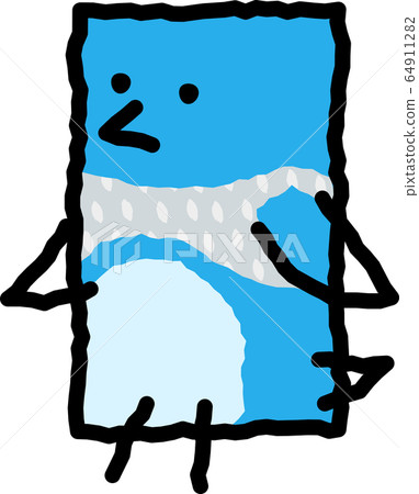 Square penguin - Stock Illustration [64911282] - PIXTA