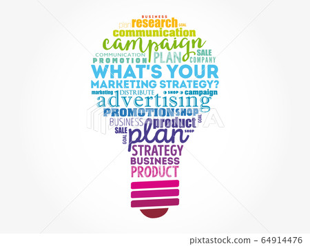 What's Your Marketing Strategy light bulb - Stock Illustration ...