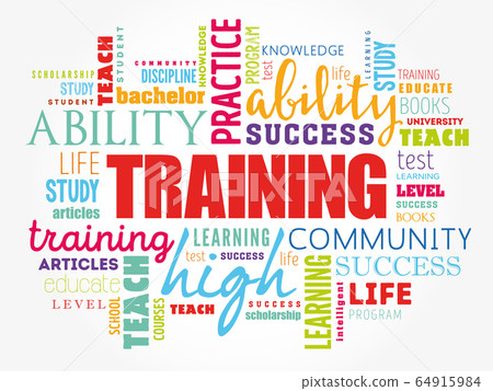TRAINING word cloud collage - Stock Illustration [64915984] - PIXTA