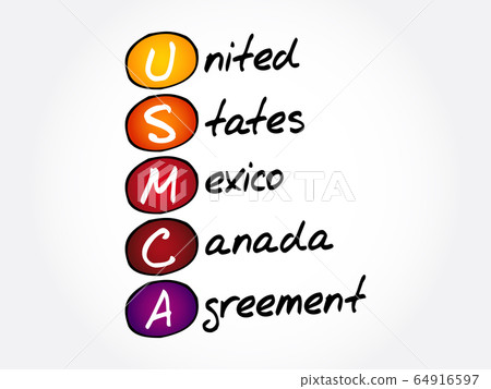 USMCA acronym, concept background - Stock Illustration [64916597] - PIXTA