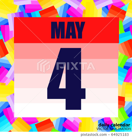 May 4 icon. For planning important day. Banner... - Stock Illustration ...