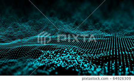 Abstract dark background with moving loop - Stock Illustration ...