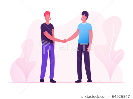 Good Deal Concept. Business Partners Men... - Stock Illustration ...