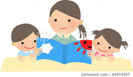 Storytelling Cartoon - Stock Illustration [64934367] - PIXTA