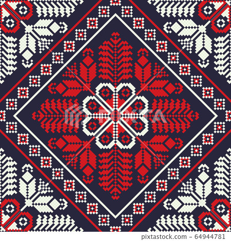 Romanian traditional pattern 22 - Stock Illustration [64944781] - PIXTA