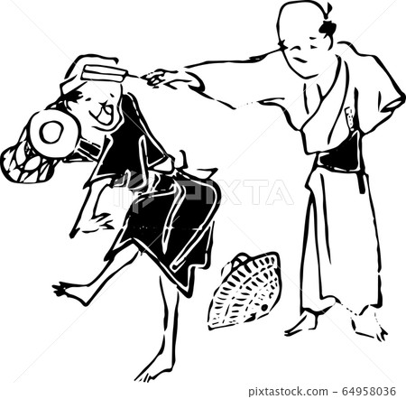 Edo Manzai - Stock Illustration [64958036] - PIXTA