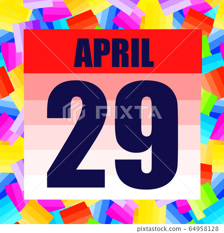 April 29 icon. For planning important day.... - Stock Illustration ...