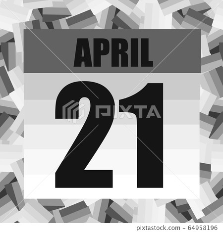 April 21 icon. For planning important day.... - Stock Illustration ...