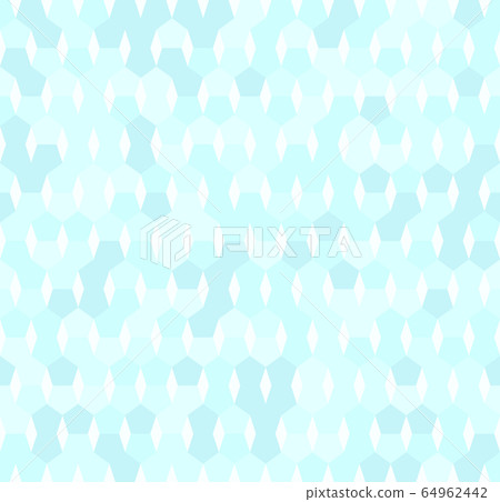 Cyan pentagon pattern. Seamless vector - Stock Illustration [64962442 ...