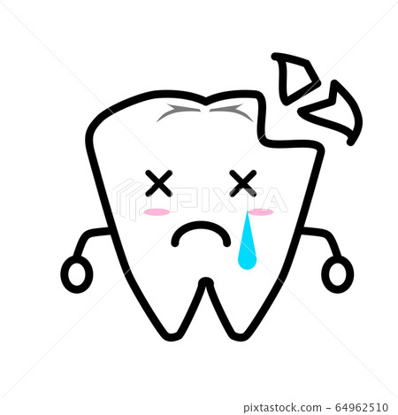 Missing tooth illustration - Stock Illustration [64962510] - PIXTA