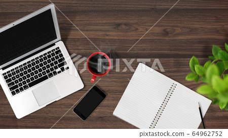 Background-Telework - Stock Illustration [64962752] - PIXTA