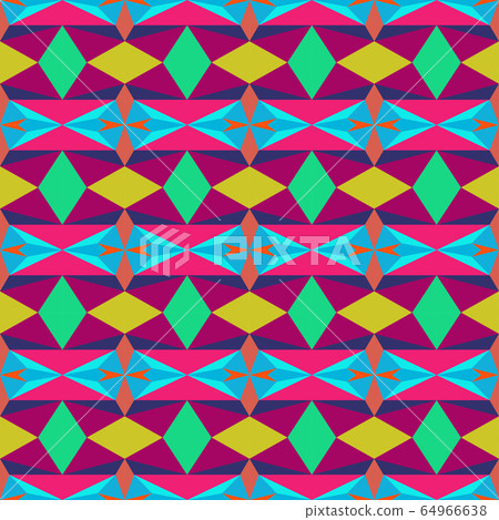 Abstract seamless colourful pattern geometric - Stock Illustration ...