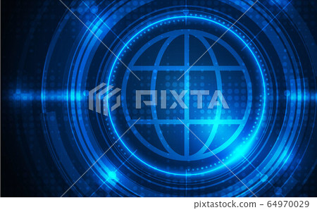 Abstract futuristic communication vector... - Stock Illustration ...