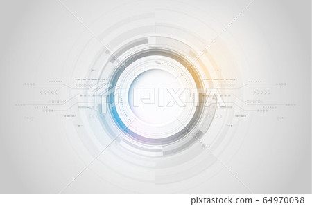 Abstract futuristic communication vector... - Stock Illustration ...
